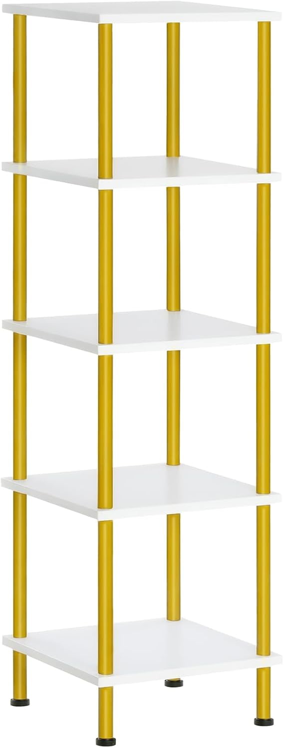 hujikou 6-Tier Corner Shelf Corner Rack Display Shelf Tall Storage Rack ...