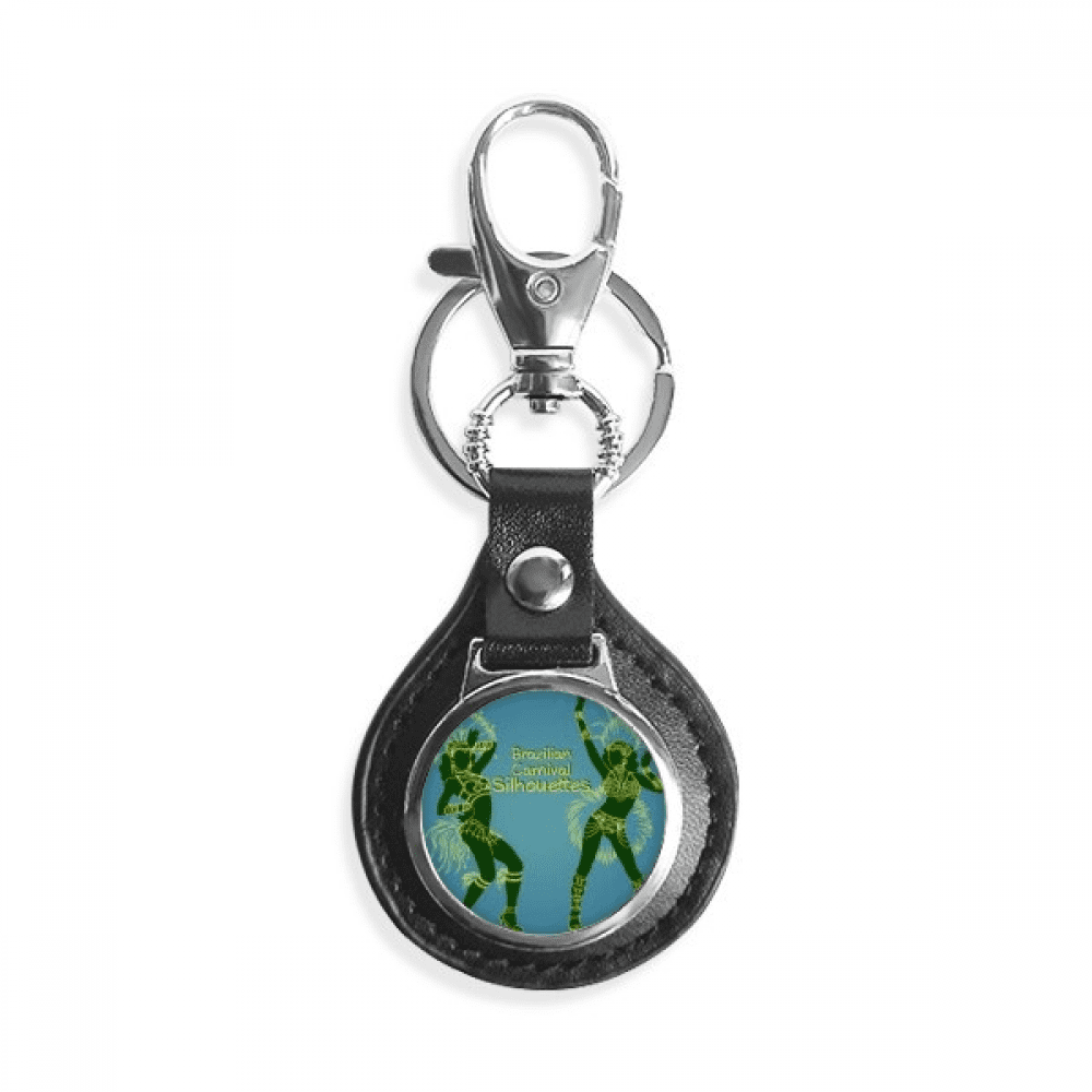 hula outline brazilian brazil cultural key link chain keyholder finder ...