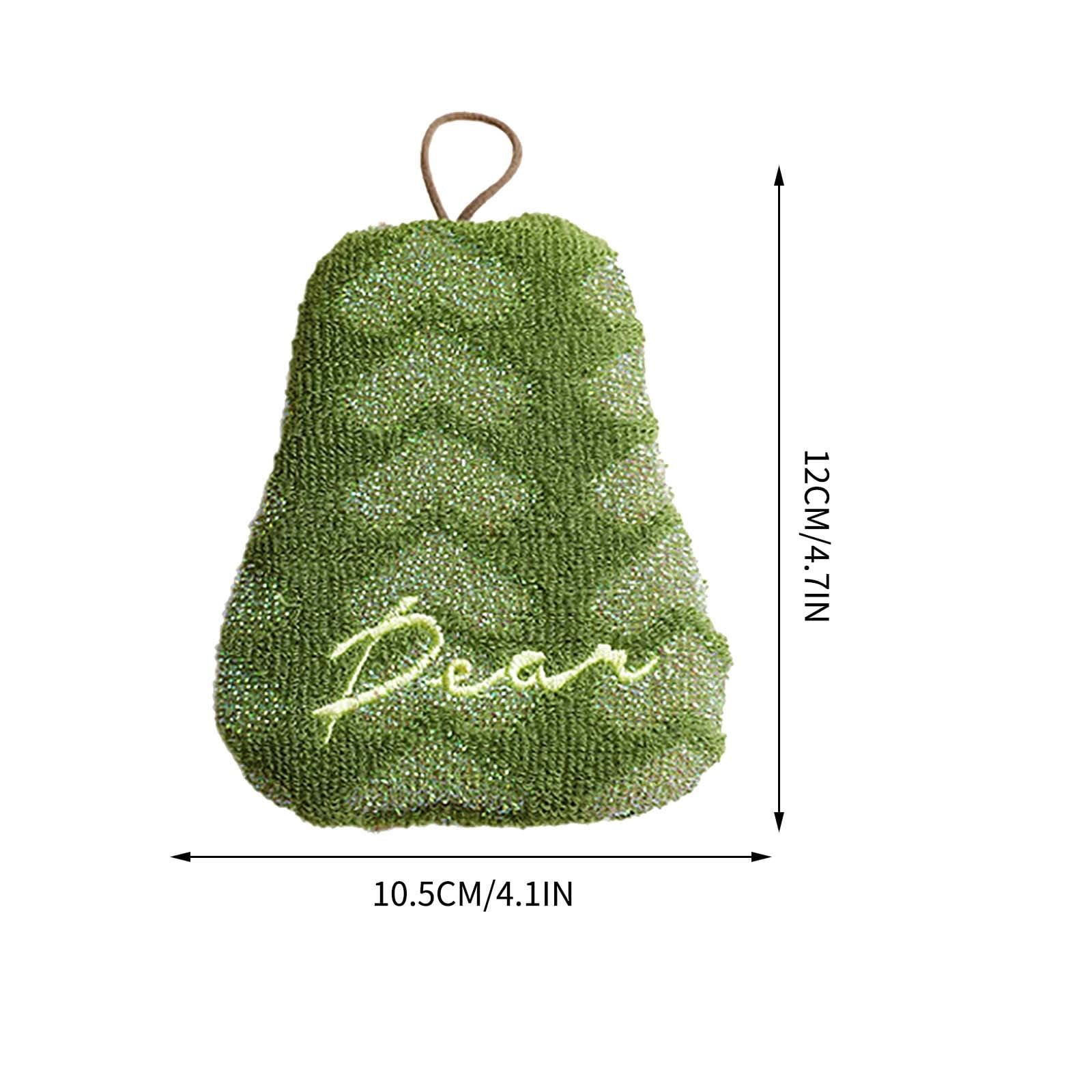 hulanddfd Vintage Net Sponge for Kitchen, Thickened Double Sided Pear ...