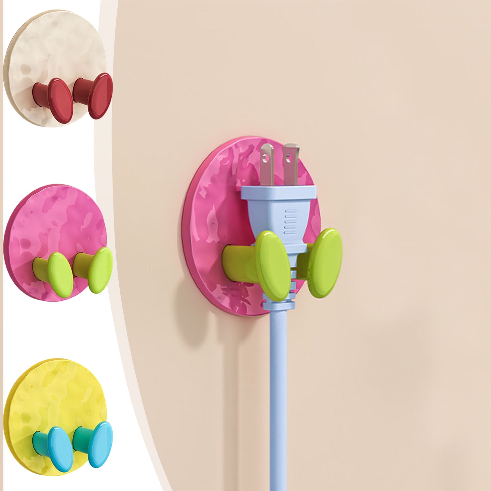 hulanddfd Wall-Mounted Cable Organizer Punch-free Selfs-Adhesive ...