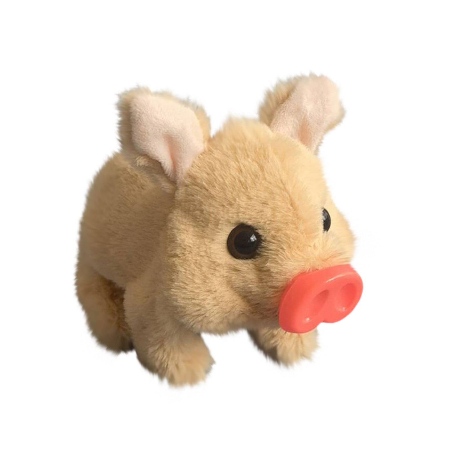 hulanddfd Yellow Pig Plushes Toys - Small Vertical Ear Pig Figurine for ...