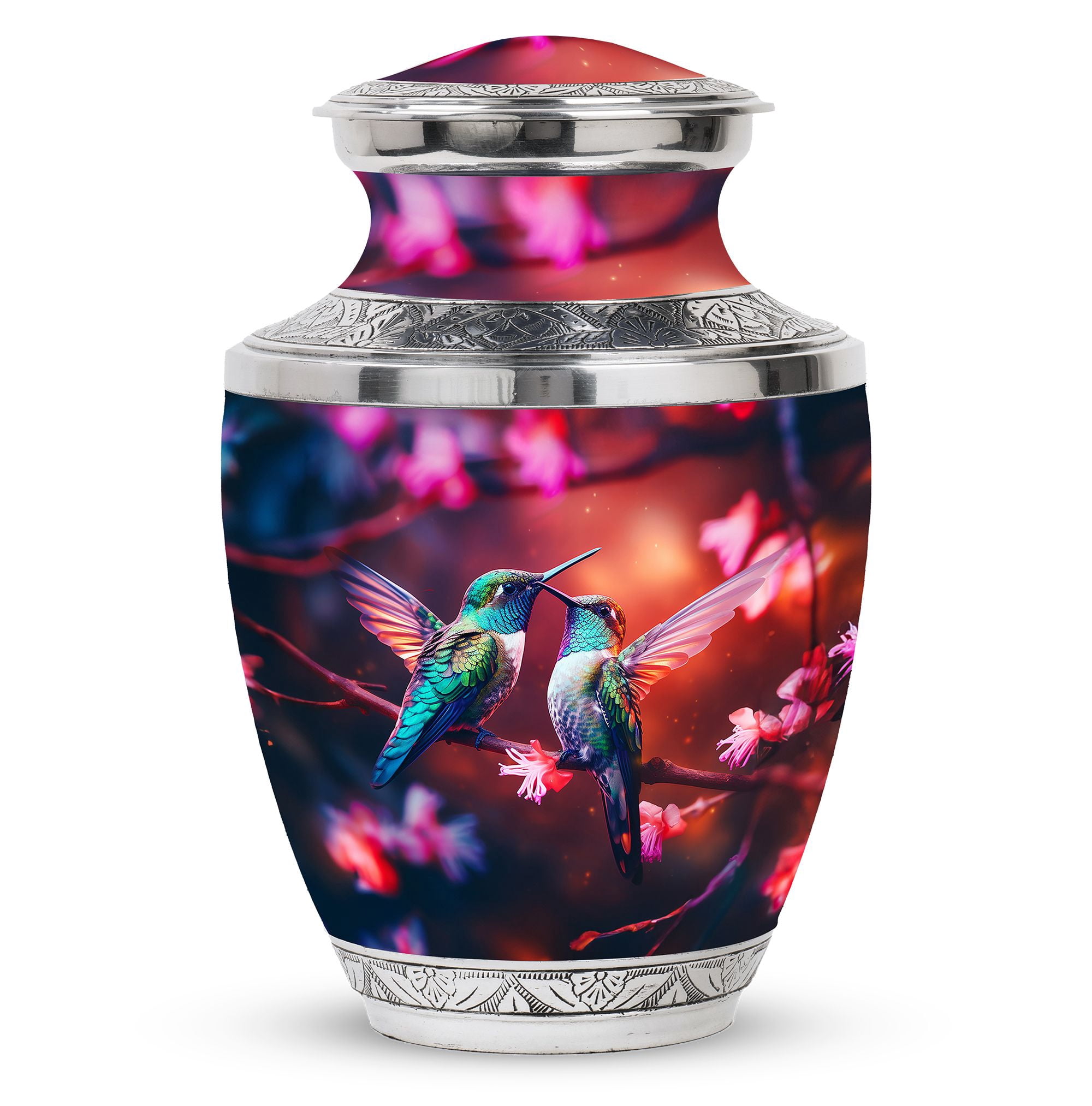 humming birds Enchanted Large Outdoor Urn for Human Ashes - Durable ...