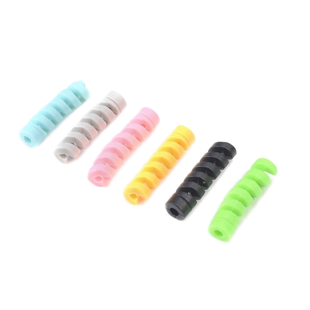 huntermoon 20pcs Spiral Tube Charging Cable Protector Cover USB Charger ...