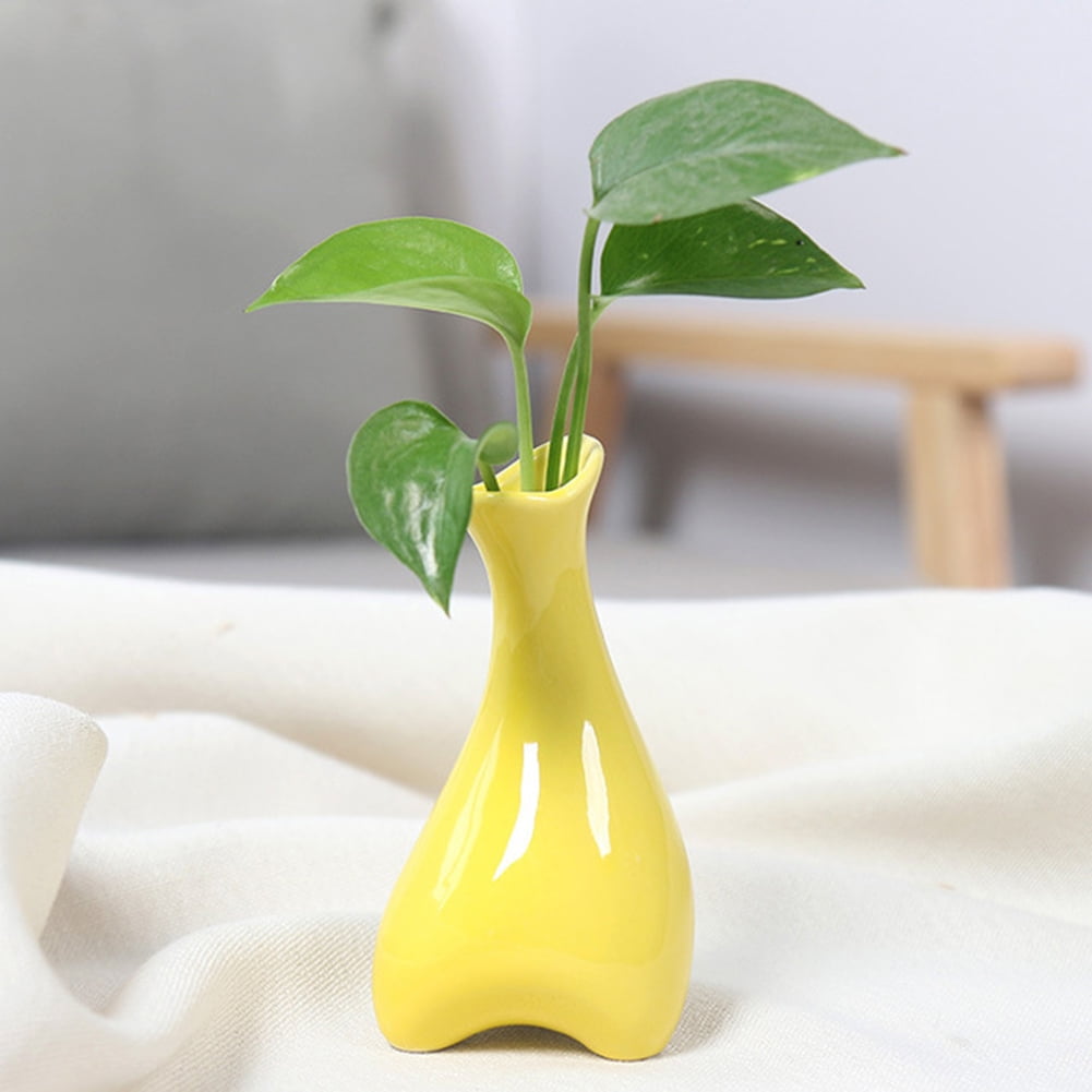 Mini Flower Pot Vase Containers Ceramic Vase Planting Desktop ...