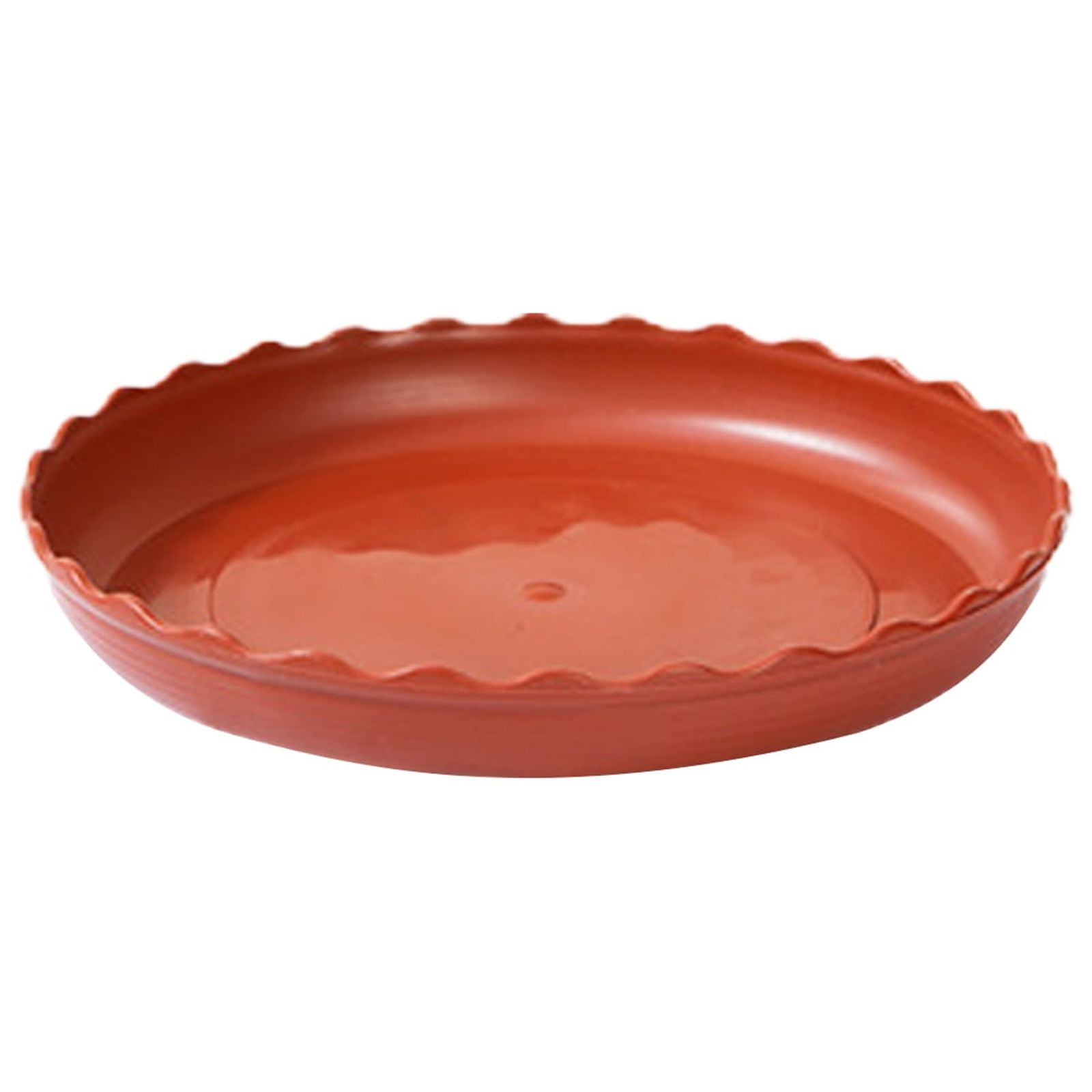 Brown Flower Pot Drip Trays 5.5 Inch Mobile Chassis Base Plant Saucer ...