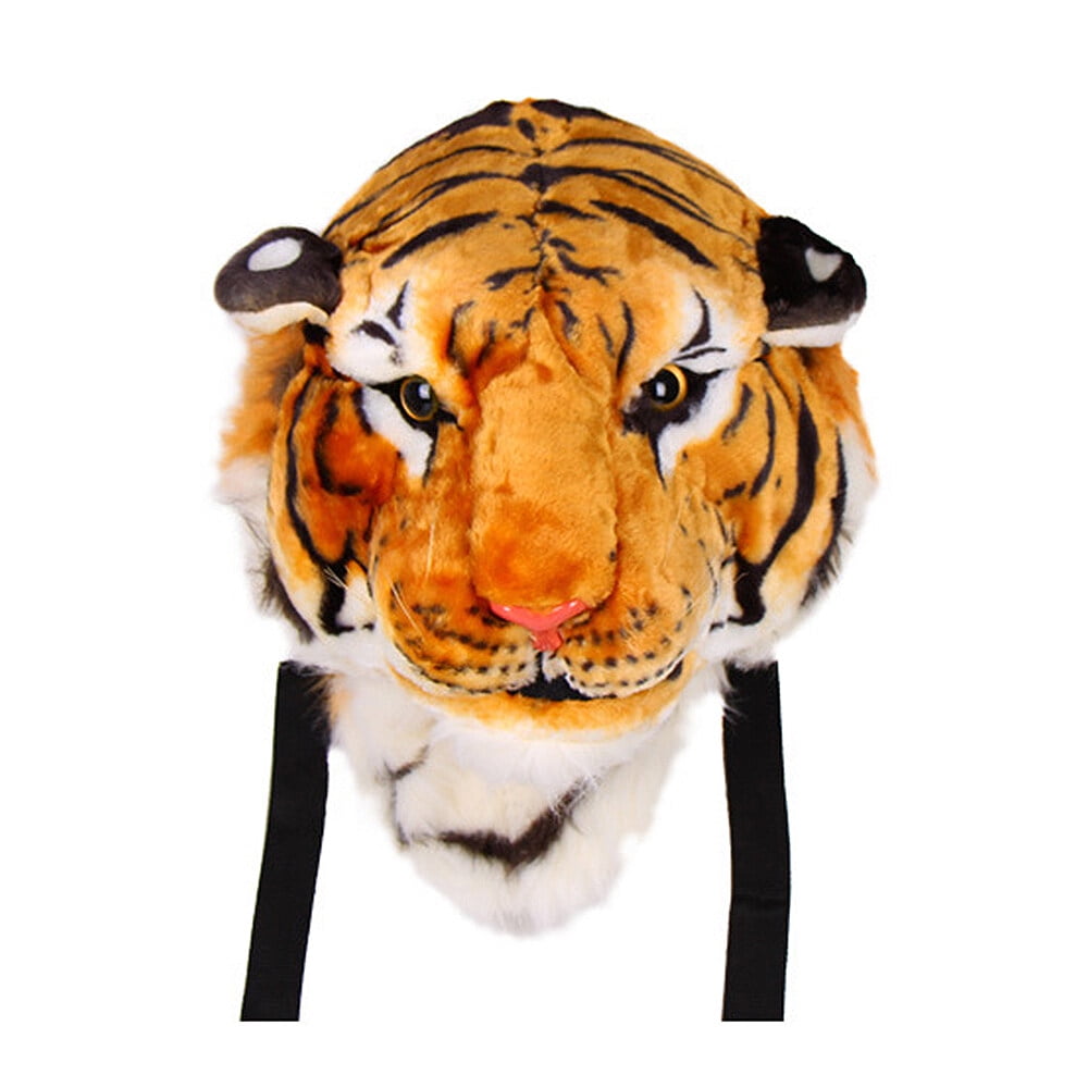 huntermoon Hot New Plush Backpack Fashion Direct Personality Tiger Head ...