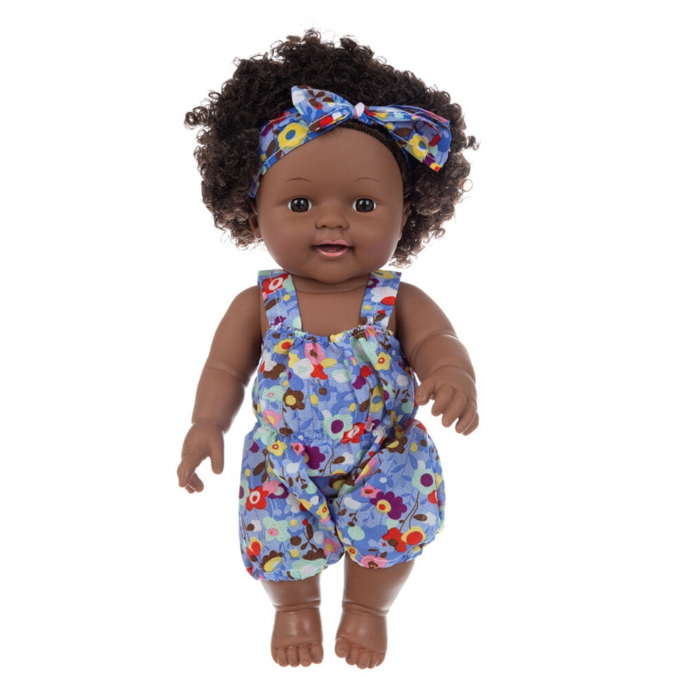 huntermoon Toy for Girl 3-6 Year Old Rebirth Doll Afro Black Baby 30cm ...