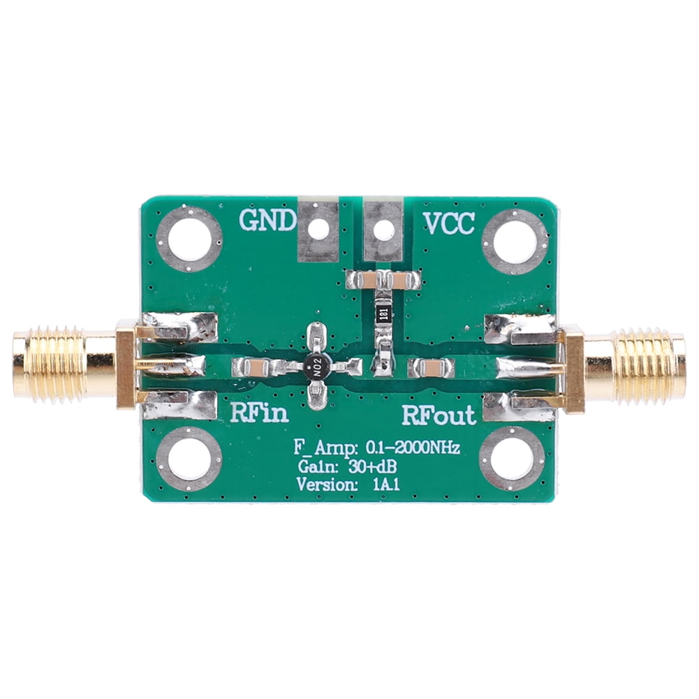 husxh 0.1-2000MHz RF Low Noise Amplifier DC 6-12V LNA Radio Frequency ...