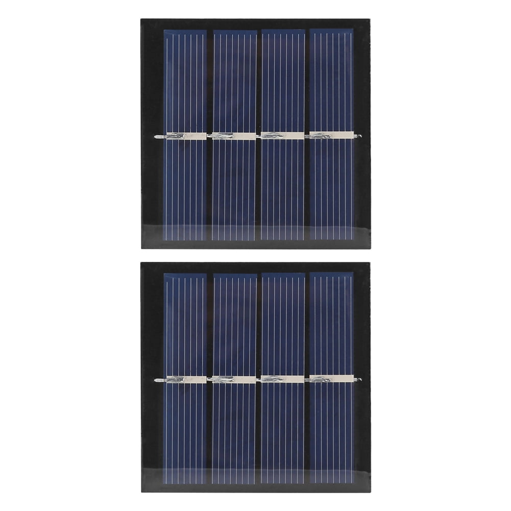 husxh 0.45W 2V Polysilicon Solar Panel with 10cm Wires for Battery ...