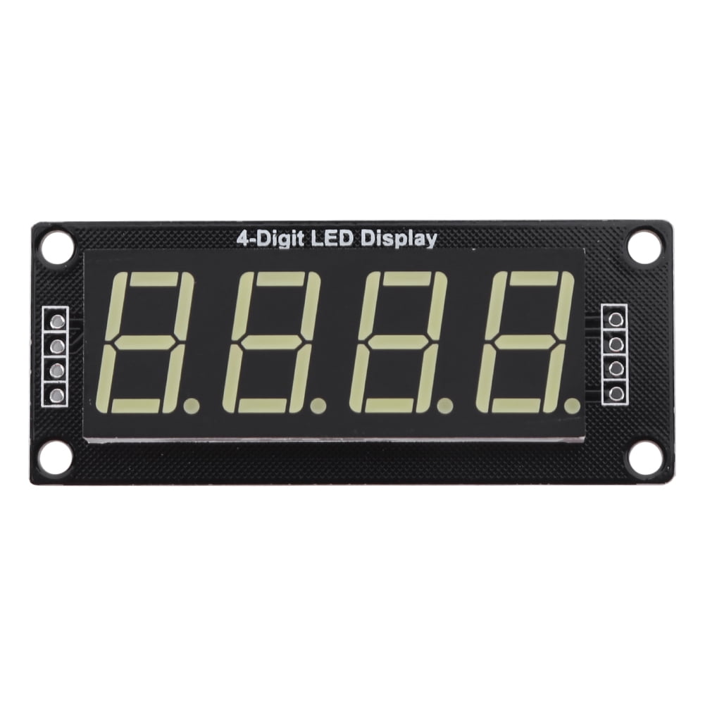 husxh 0.56 Inch LED Board 7-segment 4-Digit Display Time Clock ...