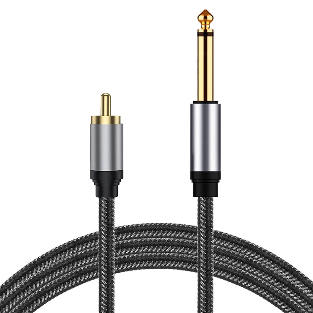 husxh 1/2/3 Meter RCA To 6.35mm Adapter Cable Male To Male/Male To ...