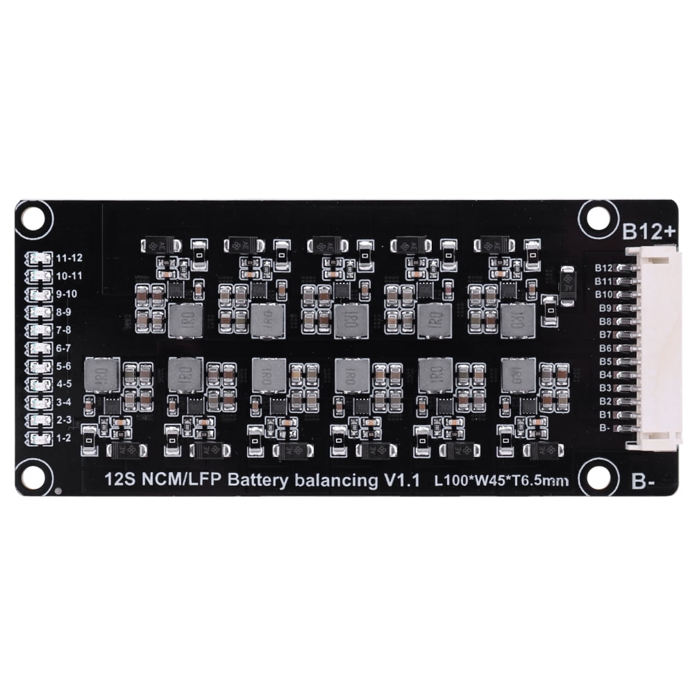 husxh 1.2A Lithium Battery Active Balancer Energy Transfer 2-16S Li-Ion Battery Active Balancer ...