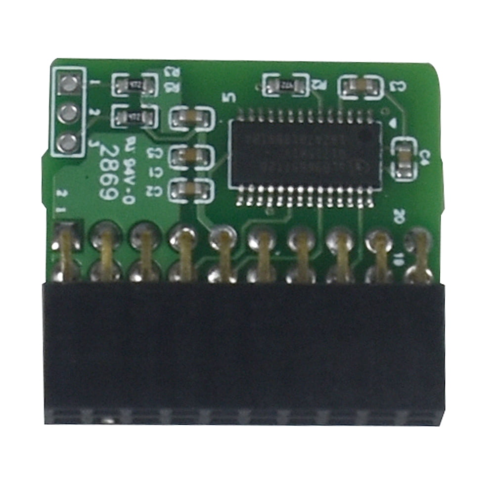 husxh 1 PC 20Pin TPM 2.0 Module Vertical/Parallel Encryption Security ...