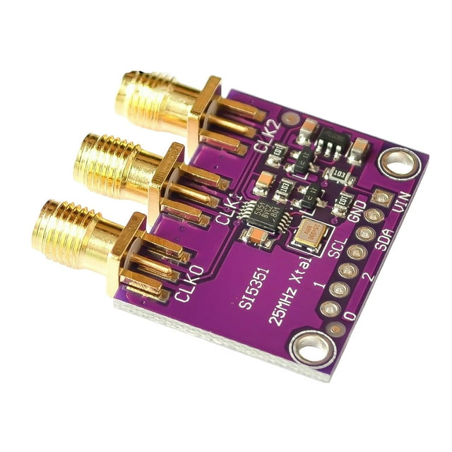 husxh 1 Piece DC 3V-5V SI5351 I2C Clock Generator Breakout Board Module ...