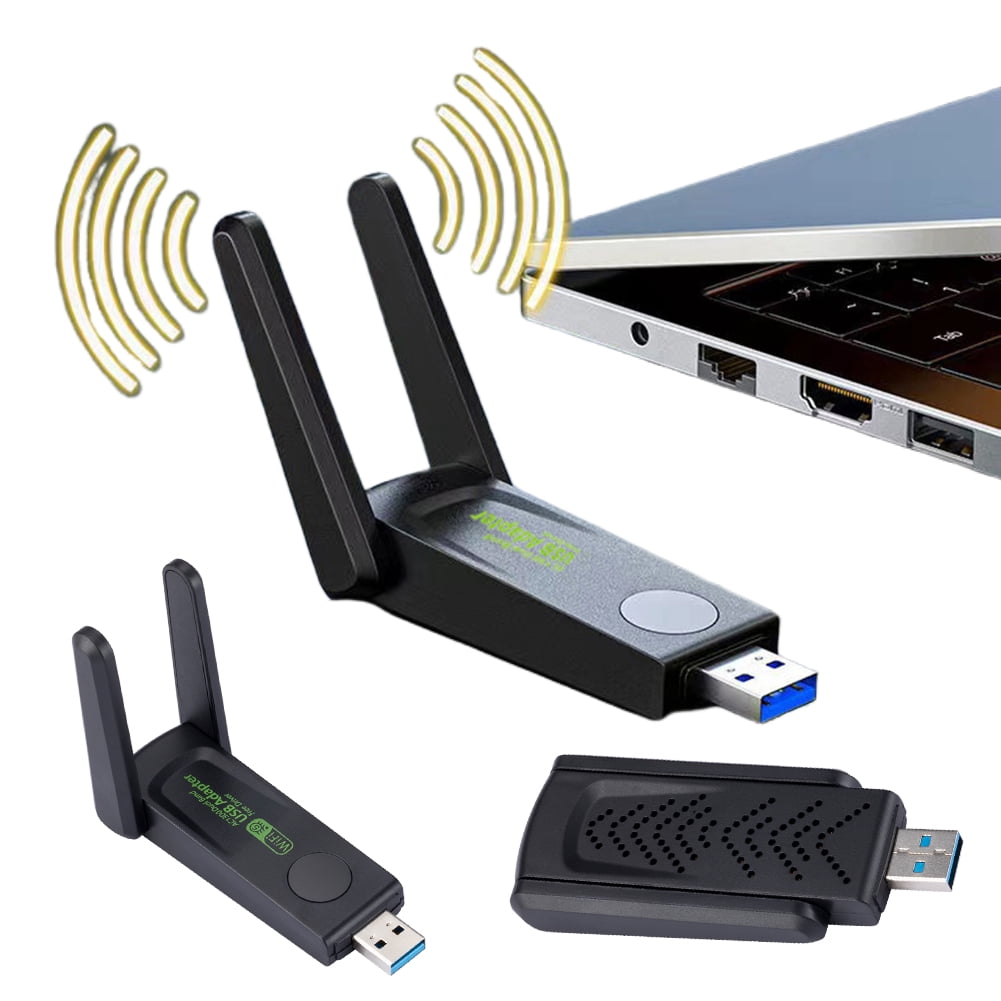 husxh 1300Mbps USB 3.0 WiFi Adapter Dual Band 2.4G 5Ghz Wireless ...