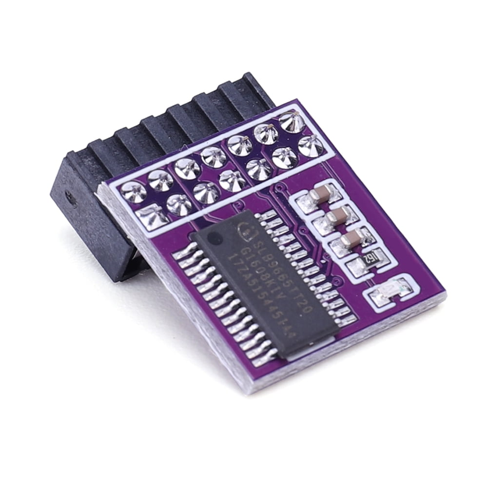 husxh 14Pin Encryption Security Module LPC Interface GC-TPM2.0 Support Multi-brand Motherboard ...
