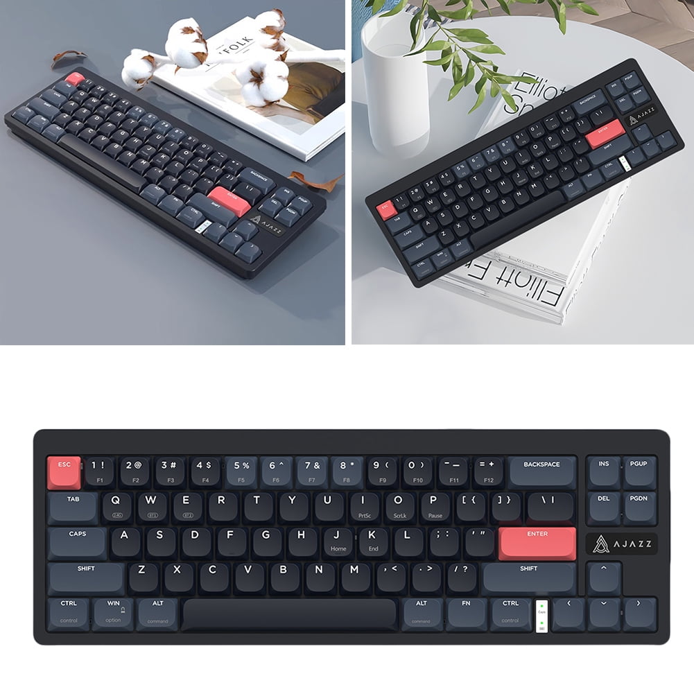 husxh 2.4G Bluetooth-compatible Wireless Gaming Keyboard Dual-Mode Mini ...
