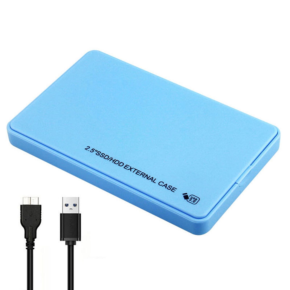 husxh 2.5 Inch Hard Drive Enclosure SATA Portable Solid State Drive Box ...