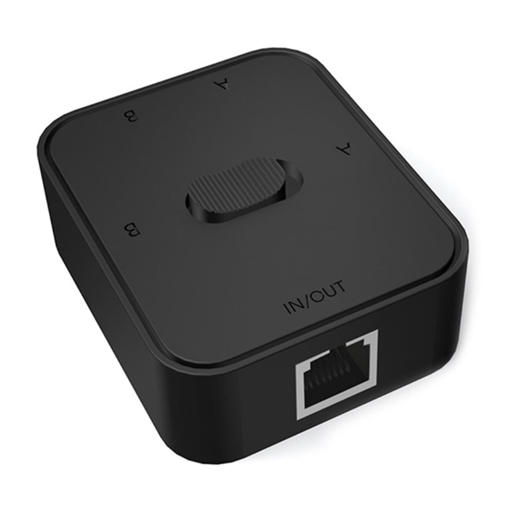 husxh 2 Port RJ45 Network Switcher Splitter Internal External Network ...