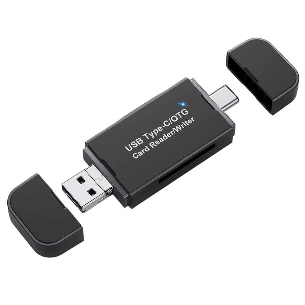 husxh 3 in 1 Micro USB To SD Adapter Dual Card Dual Reading Smart ...