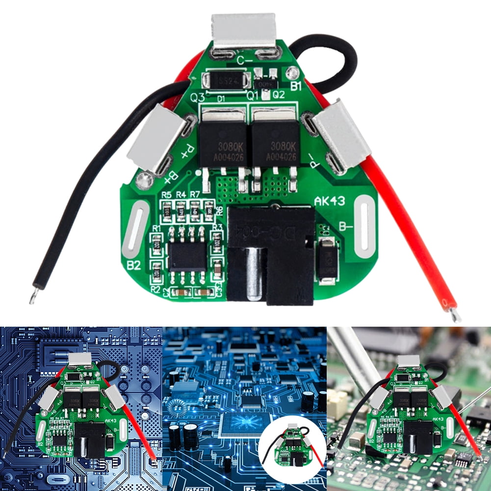husxh 3S 12.6V 6A BMS Li-ion Lithium Battery Protection Board Lithium ...