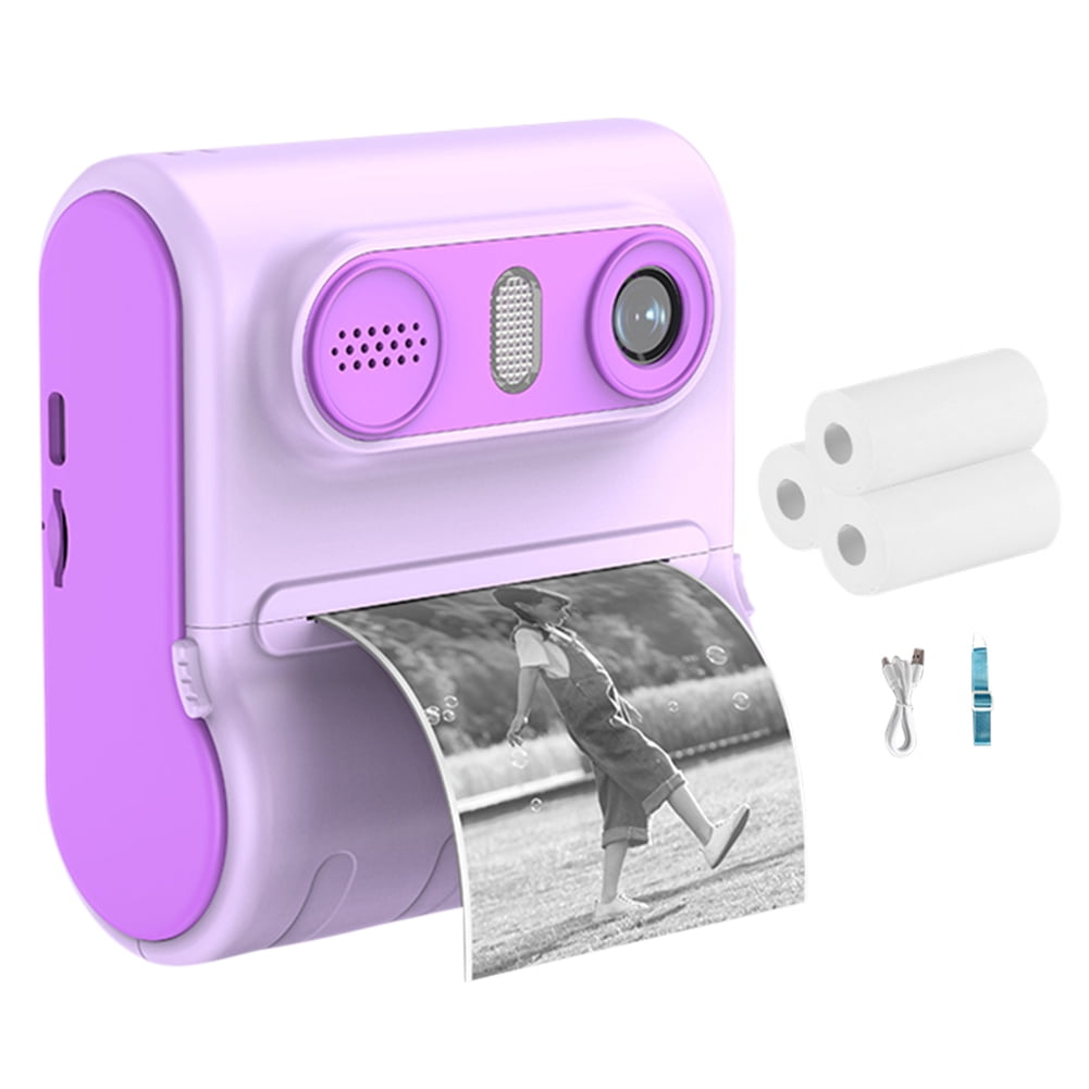 husxh 46MP Instant Print Camera Kids Video Camera 1080P Child Selfie ...