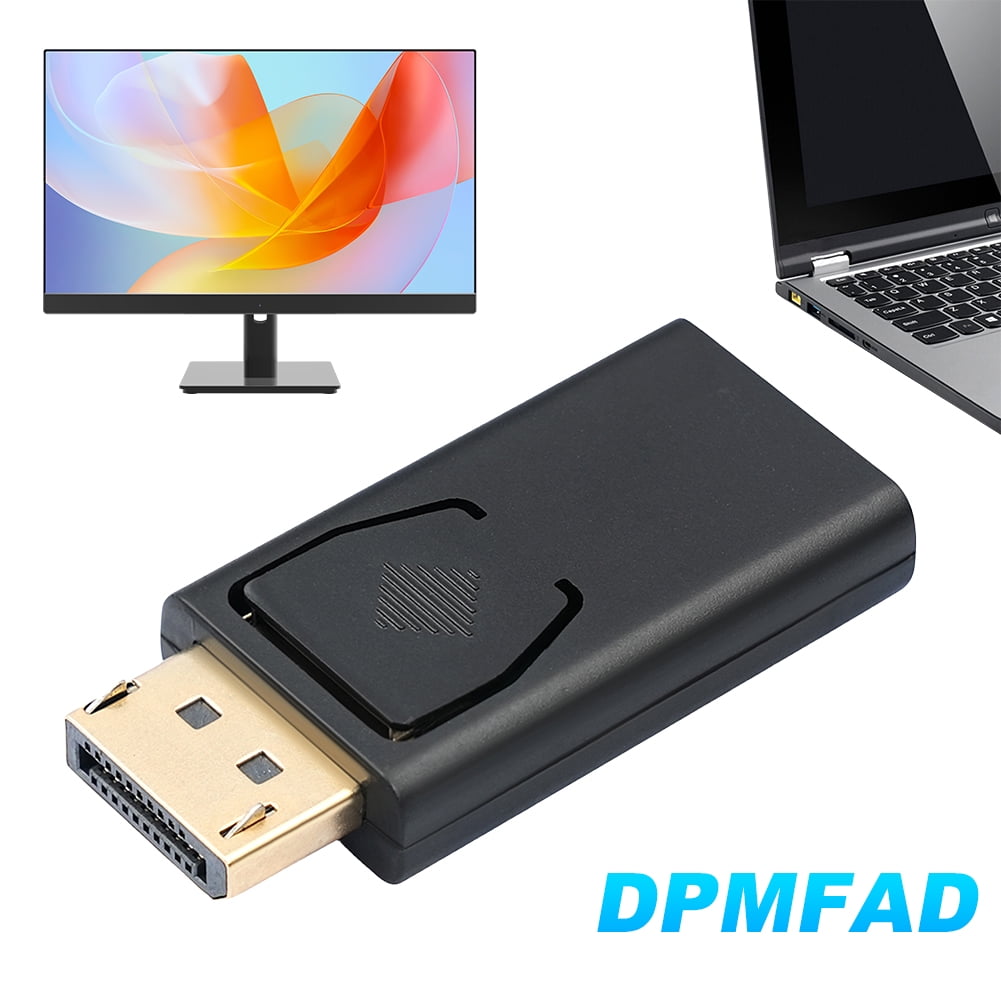 husxh 4K Display Port To Display Port Adapter Support Displayport 1.2 ...