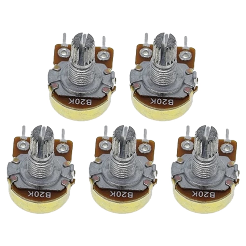 husxh 5PCS WH148 Single-Joint Potentiometer 15mm Shaft Linear Rotary ...