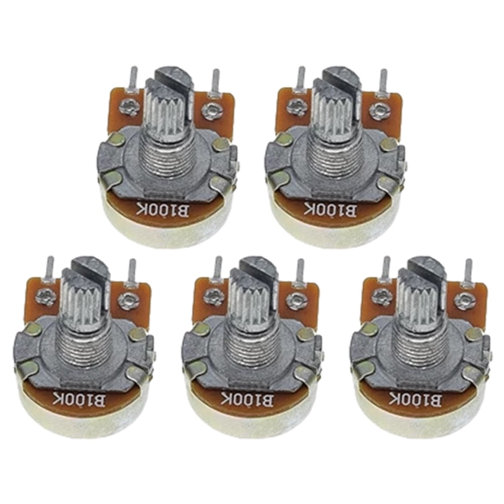 husxh 5PCS WH148 Single-Joint Potentiometer 15mm Shaft Linear Rotary ...