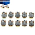 husxh 5Set WH148 Adjustable Resistance Speed Regulator Dimmer 15mm 3 Pin 1K 2K 5K 10K 20K 50K ...