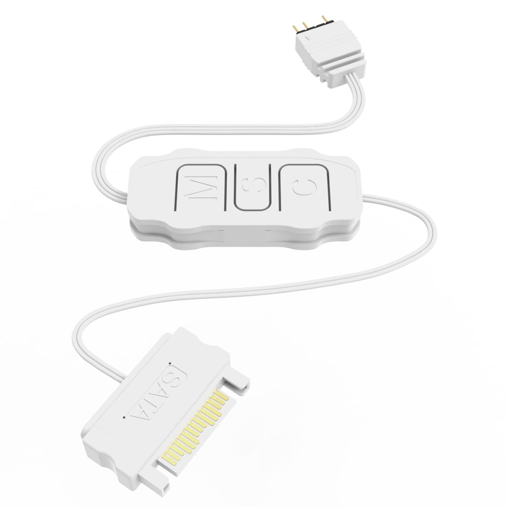 Husxh 5v 3pin Argb Controller Argb 5v 3pin To Sata Interface Extension