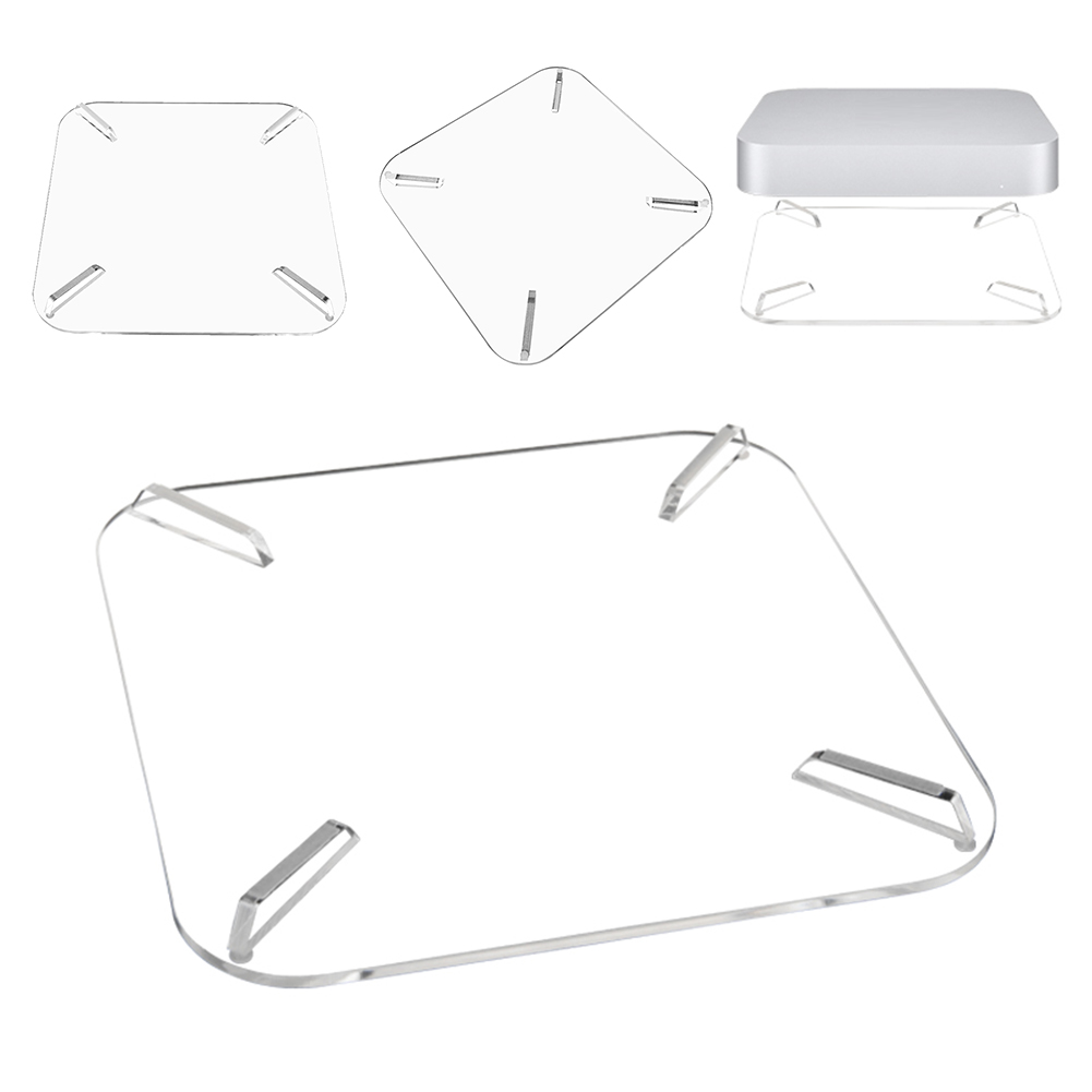 husxh Acrylic Bracket Storage Rack Anti-Slip Desktop Base Holder ...