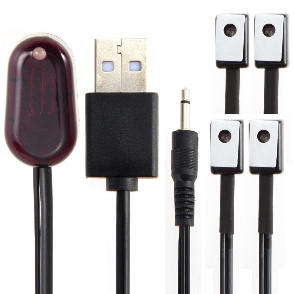 husxh All-in-One Infrared Remote USB Adapter 32-60kHz Infrared Repeater ...