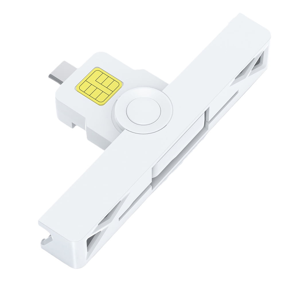 husxh CAC ATM Card Visa Reader Portable Smart Card Reader USB2.0 Type-C ...