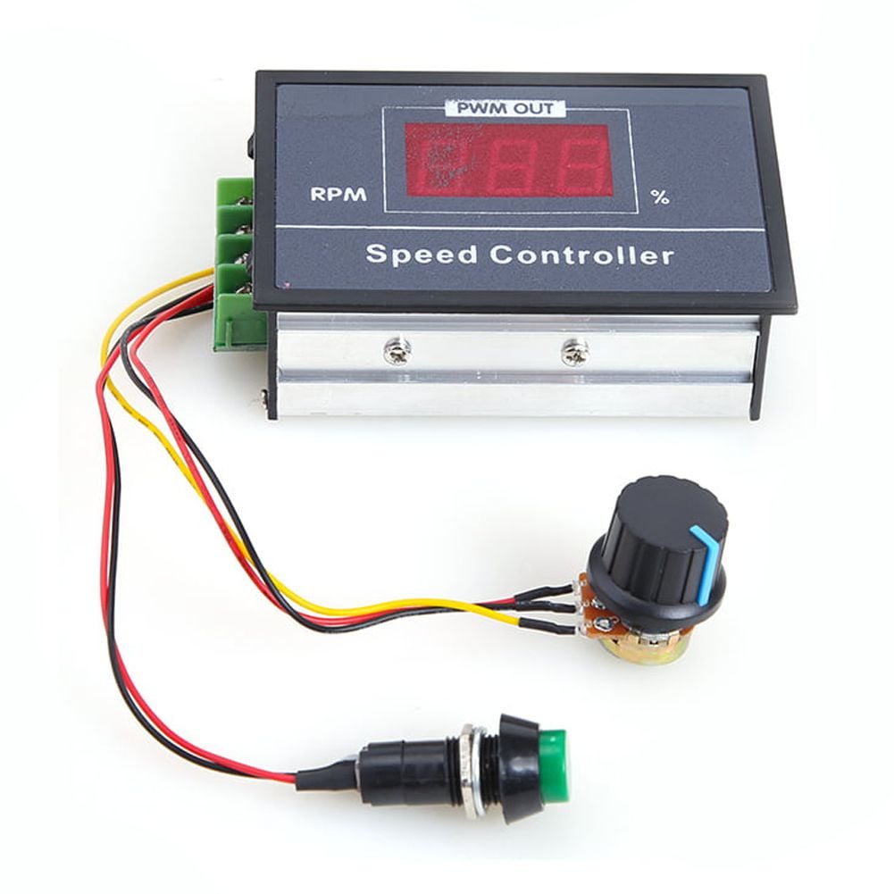 husxh DC 6-60V 30A PWM Motor Speed Controller Regulator Adjustable Speed Regulation Switch ...