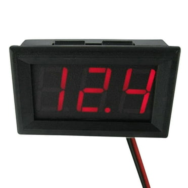 Mini Digital Voltmeter Ammeter DC 100V 10A Car LED Display Panel Amp ...