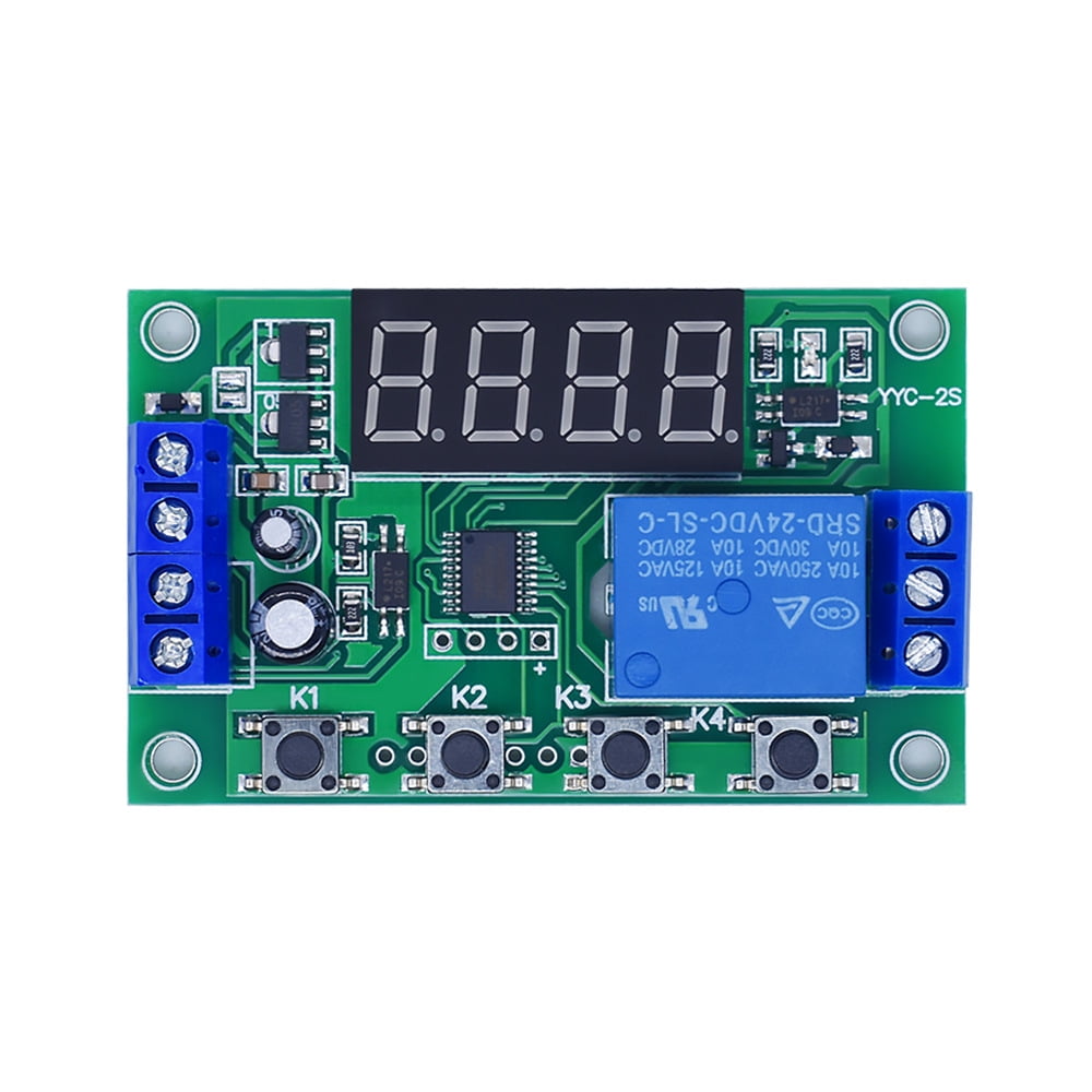 Husxh Dc5 12 24v Time Delay Relay Module Programmable Relay Module Turn