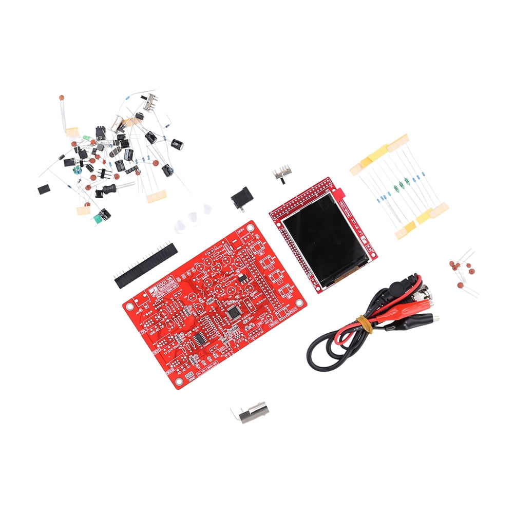 husxh DSO138 Digital Oscilloscope Kit 2.4inch TFT Digital Oscilloscope ...
