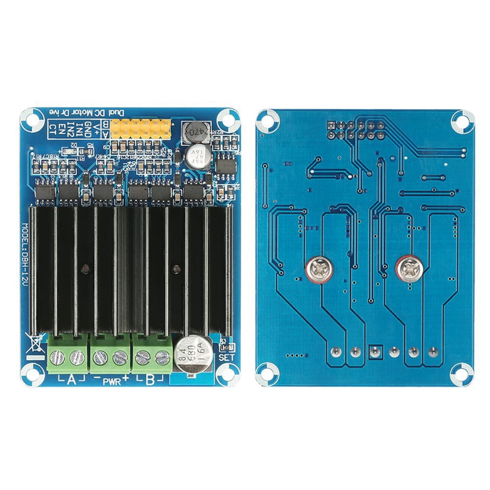 husxh Dual Channel DC Motor Speed Reversible Controller Driver H Bridge ...