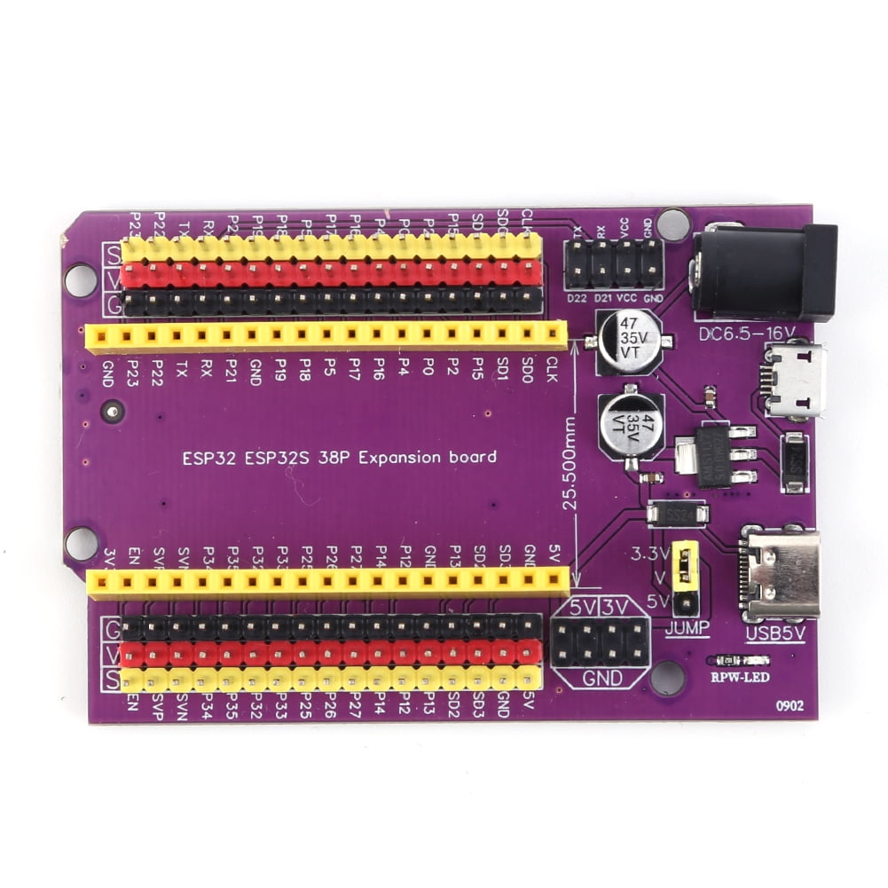 husxh ESP32 Expansion Board USB 38Pin TYPE-C/MICRO NodeMCU-32S Lua WiFi ...