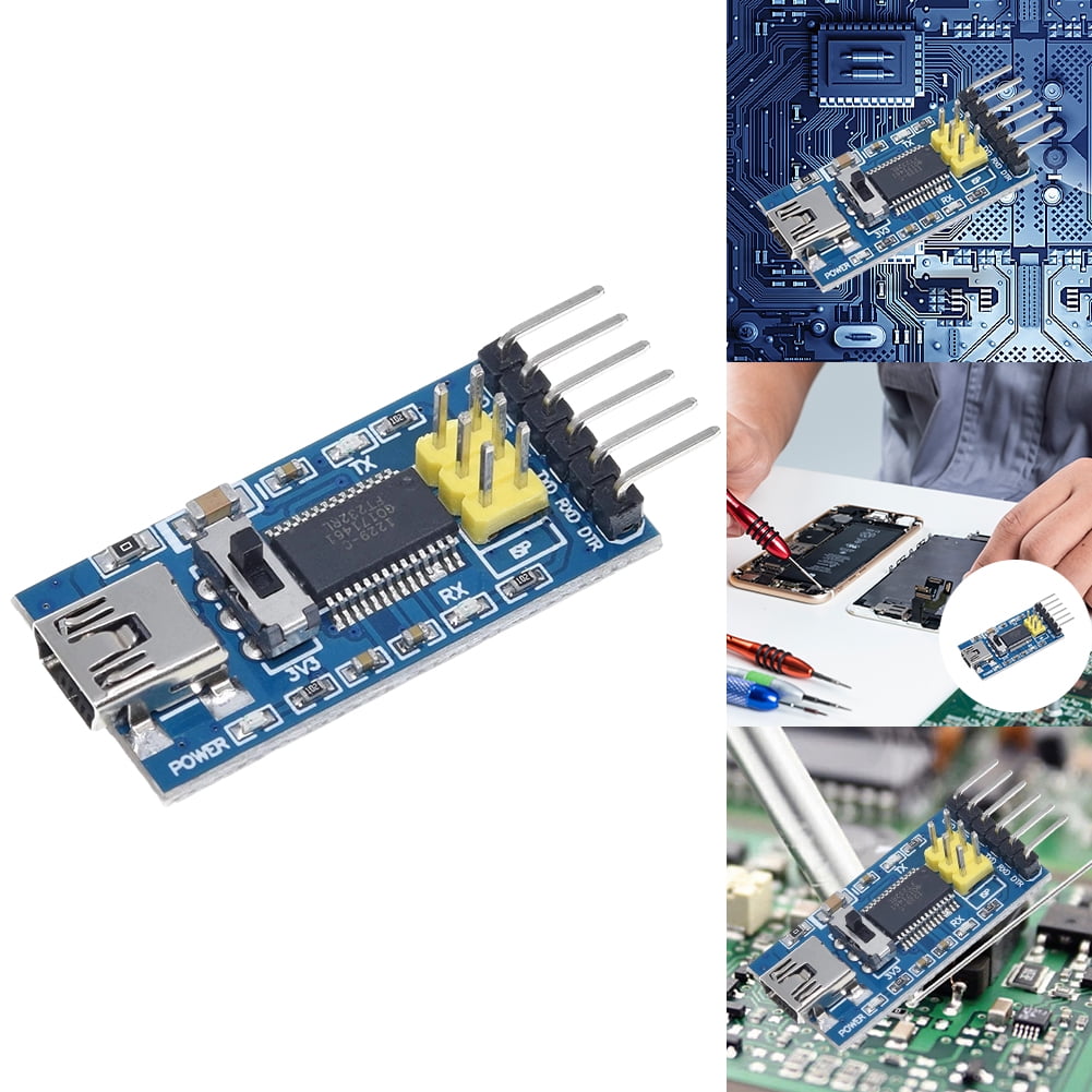 husxh FT232RL FTDI USB To TTL Serial Adapter Module 3.3V 5.5V FT232 Pro ...