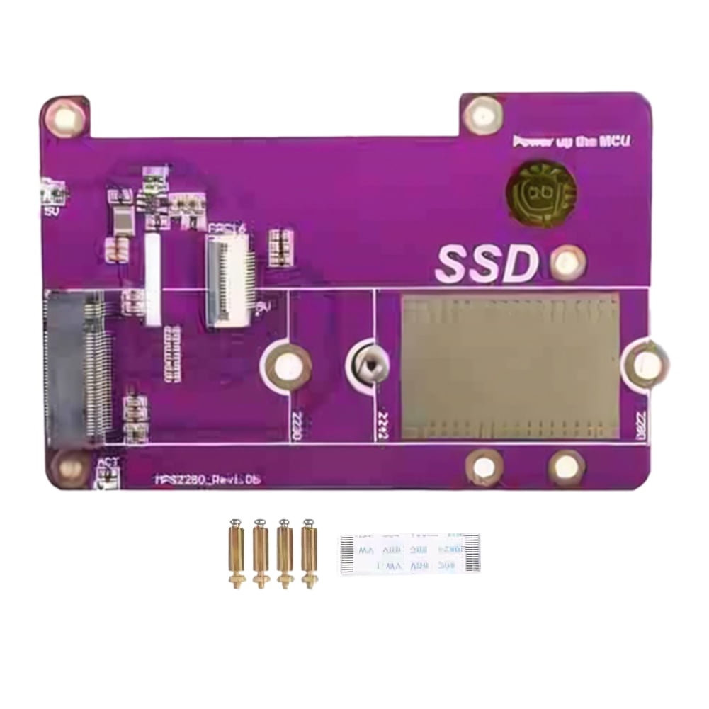 husxh For Pi5 PCIe To M.2 NVMe SSD Extension Board Supports Gen3 PCIe ...