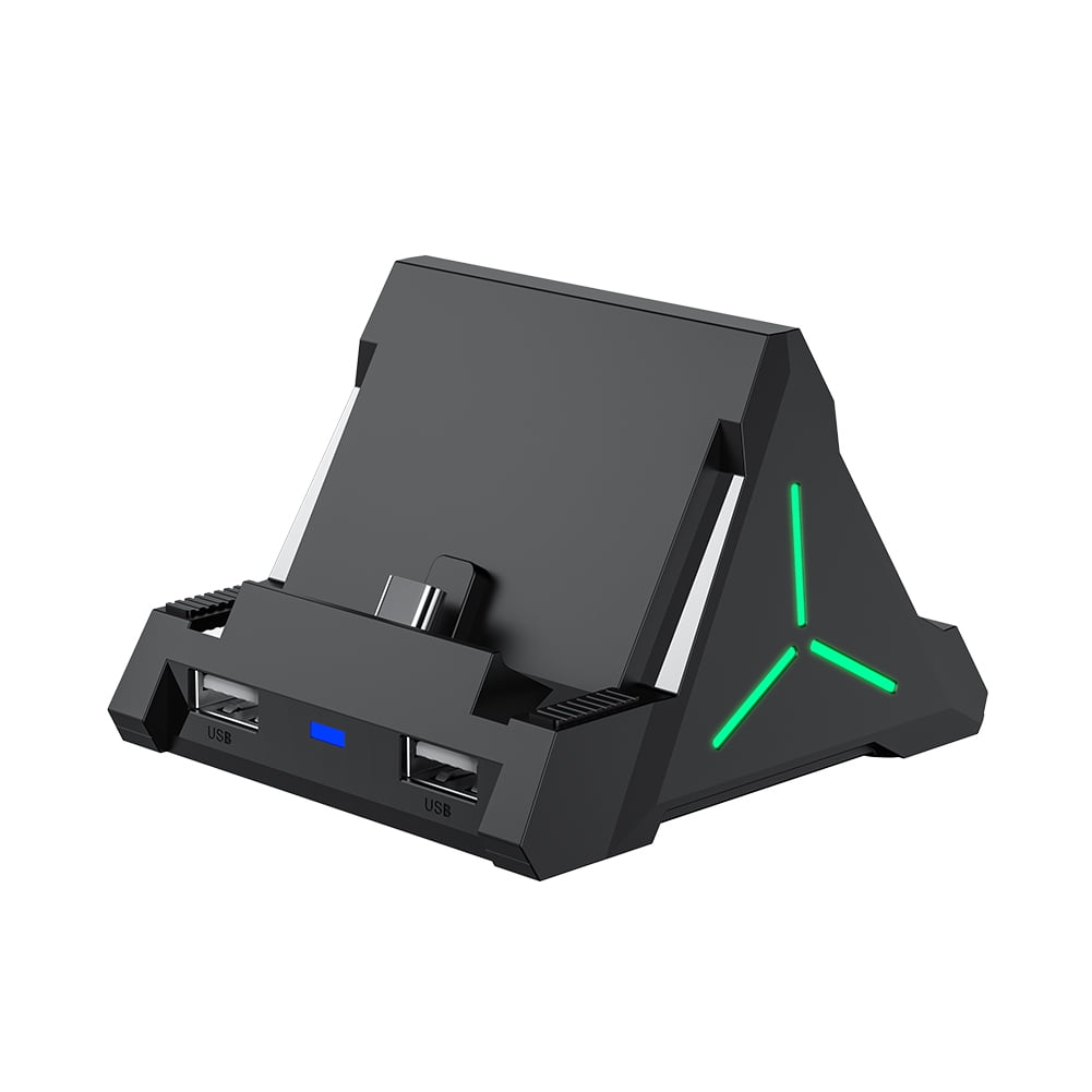 husxh For Switch TV Docking Station Portable Charging Stand 4 Card ...