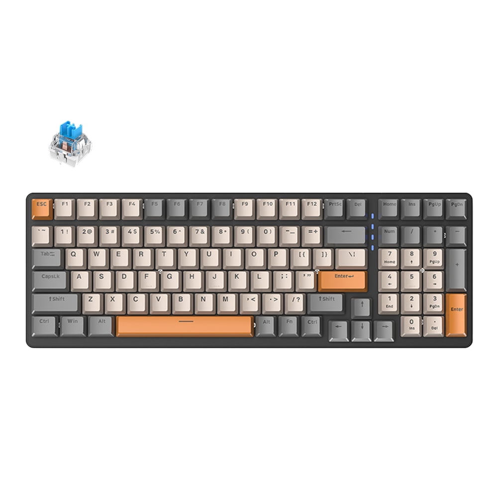 husxh Gaming Mechanical Keyboard USB Type-C Wired Ergonomic Gaming ...