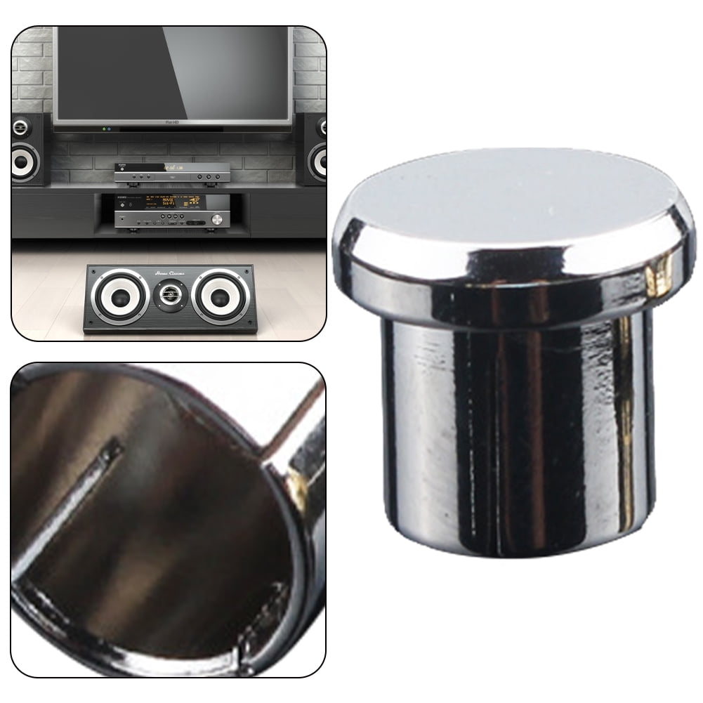 husxh Gold/Rhodium Plated RCA Protection Cap Plug Noise Stopper Short ...