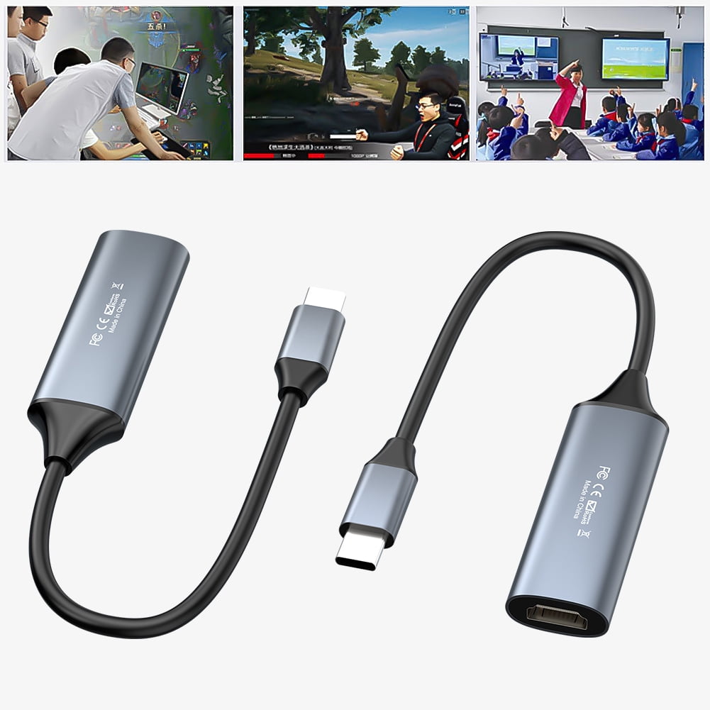 husxh HDMI-Compatible To USB 2.0/USB 3.0/Type-C Video Capture Card 4K 30Hz Game Capture Device ...