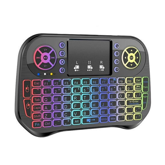2.4G Mini Wireless Keyboard 3 Color Backlit I8 English Russian Air ...