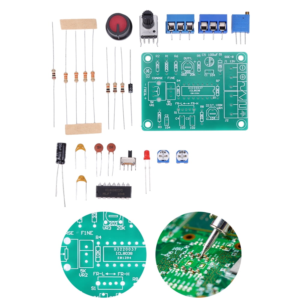 husxh ICL8038 Monolithic Function Signal Generator Module PCB Board ... husxh ICL8038 Monolithic Function Signal Generator Module PCB Board ...