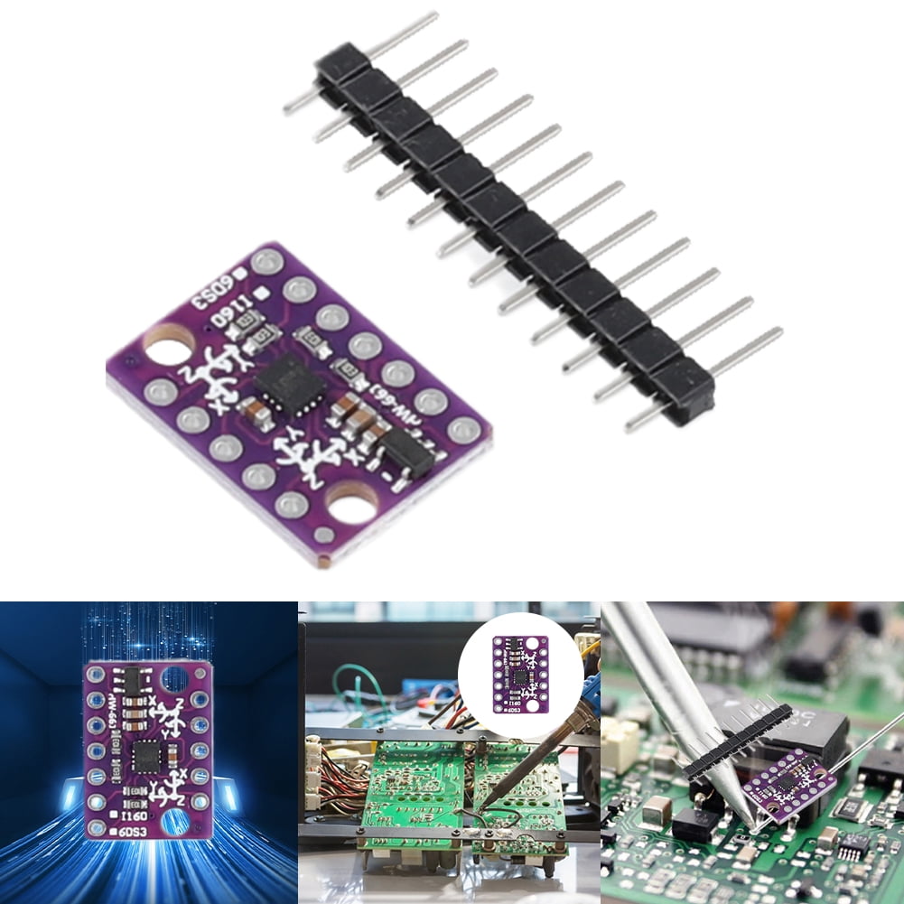 husxh LSM6DS3 Digital Temperature Sensor Board Gyro Breakout Module ...