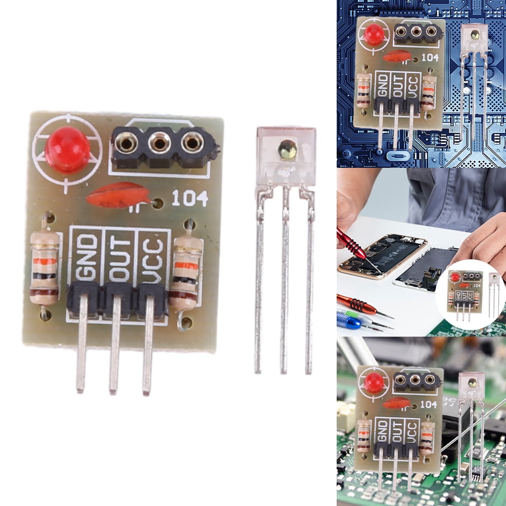 Husxh Laser Receiver Sensor Module Non Modulator Tube Laser Receiver Sensor Detection Module